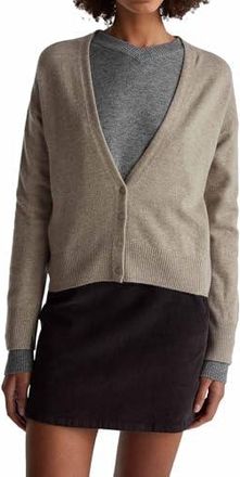 Benetton Cardigan M/L 102hd6052, Marron, L Femme