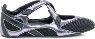 The Attico Femme, Chaussures, Noir, Taille: 37 1/2 EU Floor 01 Ballerina Flat