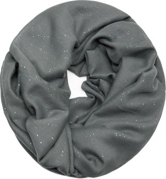 Glamexx24 Loop Schal Damen Schlauchschal Glitzer Unifarbener Rundschal Halstuch f&uuml;r Fr&uuml;hling, Sommer, Herbst, Winter