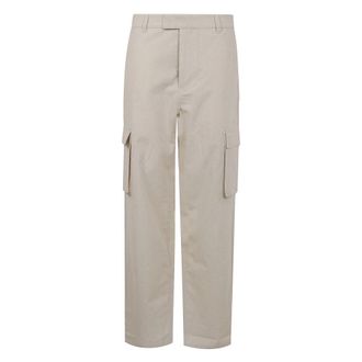 Daily Paper Clothing Leinen Cargo-Hose - - Trousers - Damen - Beige - L