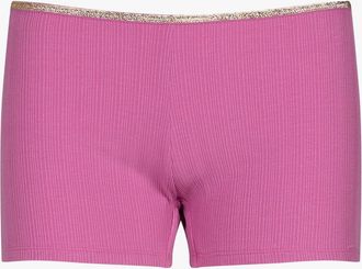 La Nouvelle Shorty textur&eacute; &agrave; liser&eacute; dor&eacute;