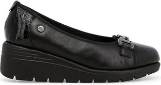 Melluso D Confortable Collier Femme en Cuir Noir Souple k55281 37