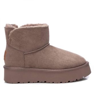 Xti Freizeitstiefeletten Damen Taupe - Bequeme und vielseitige Schuhe - Casual Mode - Modell 14219710 (Gr&ouml;&szlig;e 39)