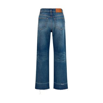 Chlo&eacute; Cotton Bootcut Jeans - Blue