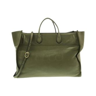 Gucci unisex, Pre-owned, Vert, Taille: ONE Size Sac cabas vintage Pre-owned