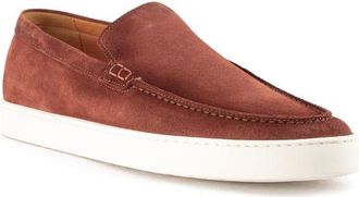 Rosso E Nero Herren Slipper braun Veloursleder