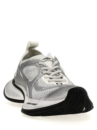 Balenciaga Womens Gray Polyester Athletic Sneakers