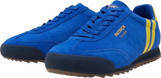 Patrick Dijon Sneaker f&uuml;r Herren, Leder (K&ouml;nigsblau/Gelb/Marine)