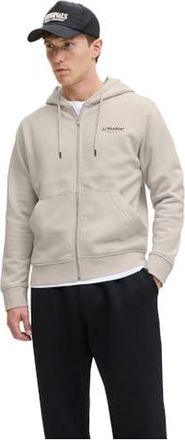 Jack & Jones Jjesoho Noos Sweat zipp&eacute; &agrave; Capuche pour Homme, Beige Clair, XXL