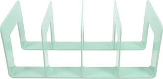 TOPBATHY Verstellbarer Buchst&uuml;tzen Organizer mit F&auml;chern Platzsparendes Sicheres Aufbewahrungsregal f&uuml;r Schwere B&uuml;cher Zeitschriften und Ordner rutschfest f&uuml;r 