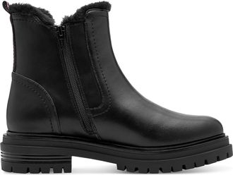 s.Oliver Damen Chelsea Boots mit Reißverschluss Klassisch, Schwarz (Black), 42 EU