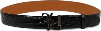 Billionaire Boys Club Homme, Accessoires, Noir, Taille: 120 CM Ceinture en cuir fa&ccedil;on crocodile