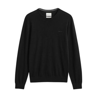GANT Strickpullover mit Rundhalsausschnitt - - Knitwear - Herren - Schwarzk - L