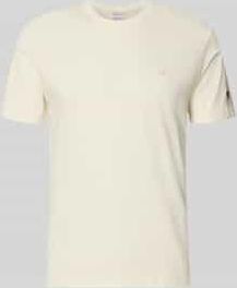 Champion T-Shirt mit Label-Stitchings und Rundhalsausschnitt