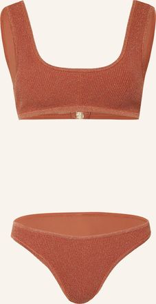 Zimmermann Bustier-Bikini Wylie Mit Glitzergarn braun
