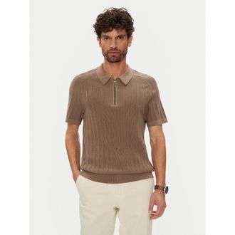 Michael Kors Poloshirt CT560GT469 Braun Regular Fit