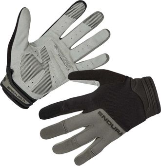 Endura Herren Hummvee Plus Fahrradhandschuhe II | Gel-Polsterung | Knöchelschutz Handschuhe, Schwarz, 2XL