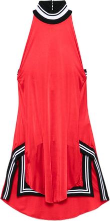 Off-white Minikleid aus Satin - Rot