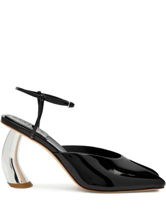 A.W.A.K.E. sandales Giustine &agrave; fini verni - Noir