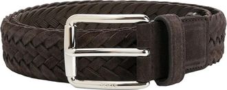 Tod's Tods G&uuml;rtel - Braided Brown Leather Belt - Gr. 100 - in Schwarz - f&uuml;r Damen