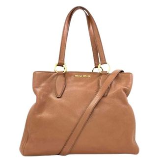 Miu Miu Damen, Pre-Owned, Braun, ONE SIZEGr&ouml;&szlig;e