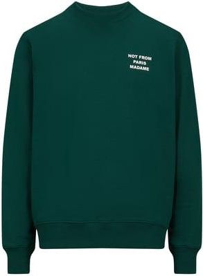 Dr&ocirc;le de Monsieur Sweatshirt Slogan en coton molleton