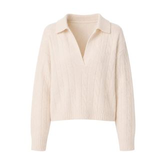 Kujten Cashmere Strickware - - Knitwear - Damen - Beige - S