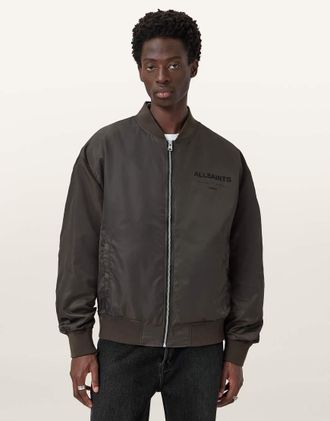 AllSaints Future - Bomber - Kaki terne-Vert