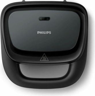 Philips Appareil a croque-monsieur PHILIPS - HD2331/90 - Plaques triangulaires anti-adh&eacute;sives - 750W