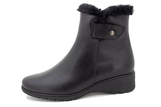 PieSanto 225974 Bottines en cuir verni noir pour femme, Noir 27989, 36 EU