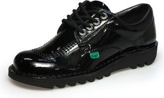 Kickers Kick Lo Core Patent, Damen Oxford Schnürhalbschuhe - Patent schwarz (Patent Black) - 40 EU (6.5 UK)