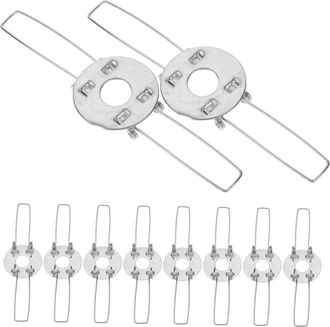 Cabilock 10st&uuml;cke Lampenfassung Mit Federclip Federhalterung F&uuml;r Lampenschirme Stabiler Lampenschirm-halter F&uuml;r Pendelleuchten Geeignet F&uuml;r Tischlampen Stehlam