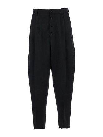 Jacquemus Casual Hose - Schwarz
