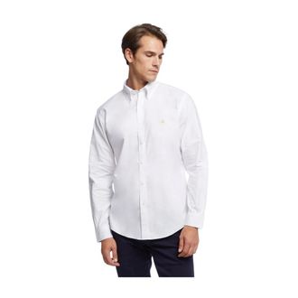 Brooks Brothers Homme, Chemises, Blanc, Taille: S Chemise Sport Infroissable Coupe R&eacute;guli&egrave;re Regent