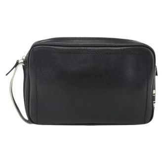 Ferragamo Pre-owned Leder Clutch - - Pre-owned - Damen - Schwarzk - ONE SIZE