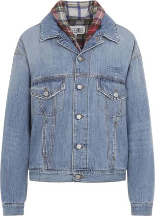 Maison Margiela Sportsjacket - Femme - Vestes - Bleu - Taille: 34 FR