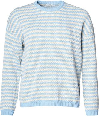 Lind Femme, Pulls, Bleu, Taille: 44 FR Tricot Ras du Cou