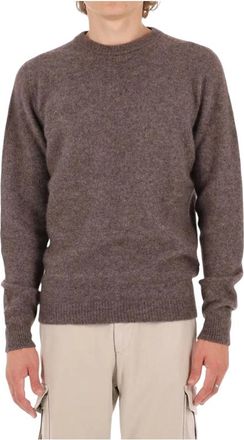 Roberto Collina Pull col rond Nuvola - Homme - Pulls - Brun - Taille: L