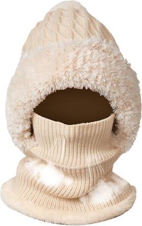 Generico Bonnet pour femme - Chapeau isol&eacute; pour femme, v&ecirc;tement dhiver pour lactivit&eacute; a&eacute;robique, v&ecirc;tement dhiver avec p&eacute;rim&egrave;tre confortable, accessoire dext&eacute;ri