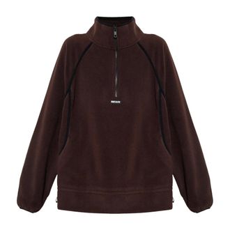 Rotate Rotate Birger Christensen - Polaire avec poches - Femme - Sport - Brun - Taille: 42 FR