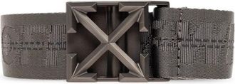 Off-white Logo G&uuml;rtel - - Accessories - Herren - Grau - ONE SIZE