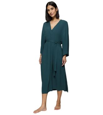 Triumph Beach MyWear Tunic Robe 01, Kleid Damen, Blau (Secret Lagoon), 40