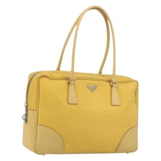 Prada Pre-owned Vintage Tote Bag - - Pre-owned - Damen - Gelb - ONE SIZE
