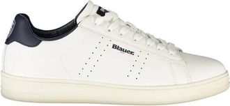 Blauer Homme, Chaussures, Blanc, Taille: 45 EU Leather Baskets