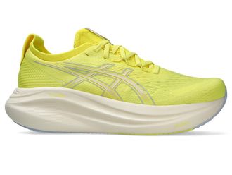 Asics Herren Gel-Nimbus 27 Sneaker, Citron/Cream, 41.5 EU