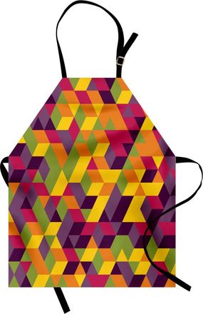 Abakuhaus Mosaik Kochschürze, Moderne Bunte Wiederholung, Schmutz und Wasser abweichent Moderne Druck Technik, Mehrfarbig