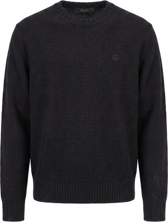 Gucci Interlocking G Embroidered Wool Sweater