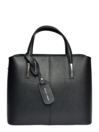 Anna Luchini Schwarz Rindsledertasche