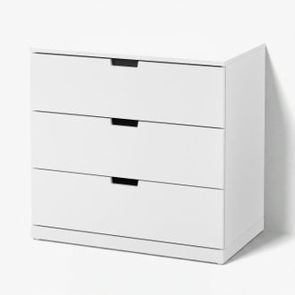 IKEA NORDLI Kommode mit 3 Schubladen