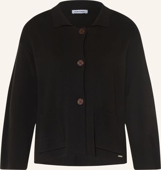 More & More More & More Strickjacke Mit 3/4-Arm schwarz